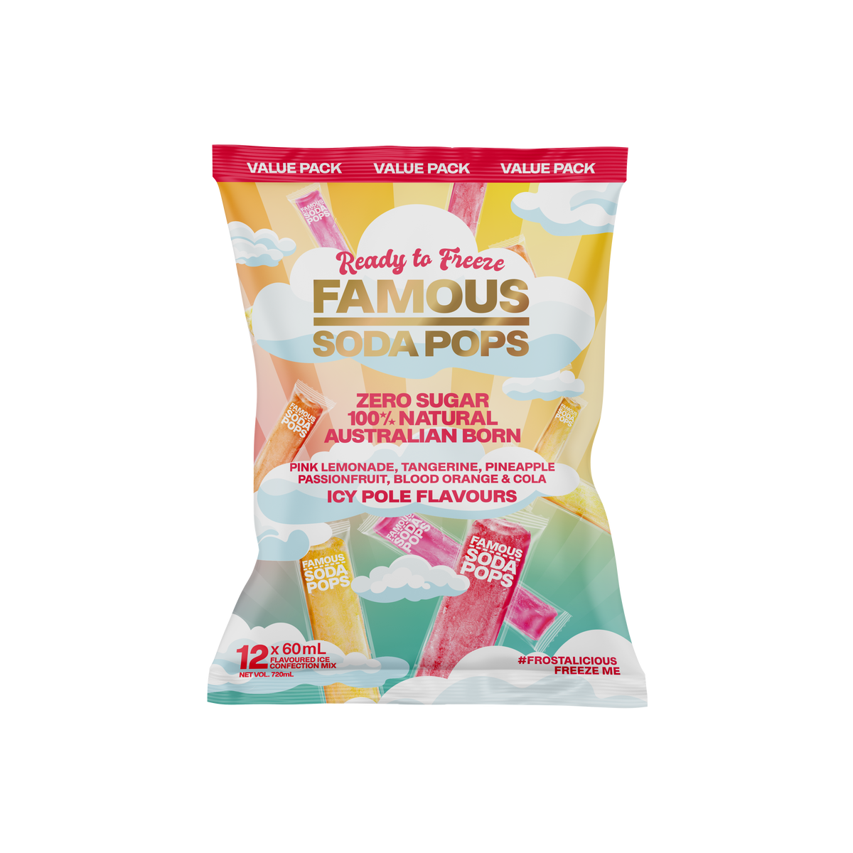 Famous Soda Ice Pops | Sugar-Free Freeze Pops | Healthy Ice Lollies ...